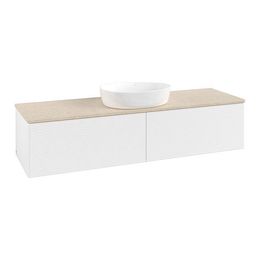 Villeroy & Boch Villeroy & Boch Antao Waschtischunterschrank 1600x360x500mm L36113MT mit Beleuchtung mit Struktur FK/AP: MT/3