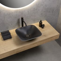 rivea Izumi Aufsatzwaschtisch B: 42 H: 16,9 T: 40 cm, mit pflegeleichter Oberfl&auml;che, BR0539BM,