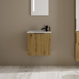 Burgbad Eqio Schrank mit Mineralguss-Waschtisch, SHCI052F5662C0001G0200,