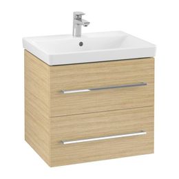 Villeroy & Boch Villeroy & Boch Avento Schrank mit Waschtisch, 2 Ausz&uuml;ge, 415860RW+A88900VJ,