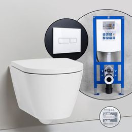 Kartell LAUFEN Komplett-SET Wand-WC mit neeos Vorwandelement,, H8203377570001+16601WH#SET,