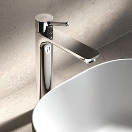 Artiviana Allegro Waschtischarmatur mit erh&ouml;htem Armaturenk&ouml;rper, mit filigranem Griff, R97JC000CR+PR2100CR,