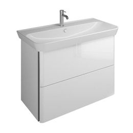 Burgbad Iveo Schrank mit Waschtisch, 2 Ausz&uuml;ge, SFEN100F2833C0001G0182,