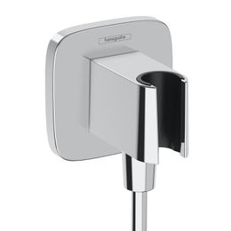 Hansgrohe Fixfit Porter Q Brausehalter mit Schlauchanschluss, 26887000,