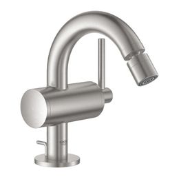 Grohe Atrio Einhebel-Bidetarmatur M-Size mit Ablaufgarnitur, 32108DC3,
