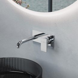 Fortis square plate Wand-Waschtischarmatur, f&uuml;r Toya Grundk&ouml;rper, 8420820PC,
