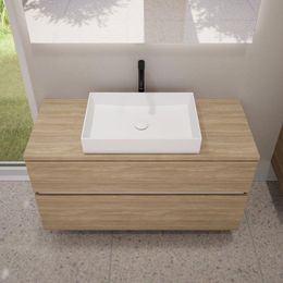 evineo ineo5 evo Unterschrank B: 120 cm mit 2 Ausz&uuml;gen, ineo7 Waschtisch B: 60,5 cm wei&szlig; matt,, BE0959OA+BE0965OA+BE0937WM,