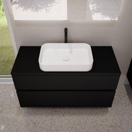 evineo ineo5 evo Unterschrank B: 120 cm mit 2 Ausz&uuml;gen, ineo7 Waschtisch B: 60 cm wei&szlig; matt,, BE0959BM+BE0965BM+BE0939WM,