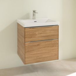 Villeroy & Boch Villeroy & Boch Subway 3.0 Schrank mit Waschtisch, 2 Ausz&uuml;ge, 4A706001+C57800RH,