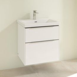 Villeroy & Boch Villeroy & Boch Subway 3.0 Schrank mit Waschtisch, 2 Ausz&uuml;ge, 4A7060RW+C57800VE,