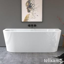 Tellkamp Solit&auml;r Wall Vorwand-Badewanne mit Verkleidung, 0100-055-00-AUF/WG,