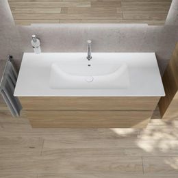 Duravit ME by Starck Waschtisch, evineo ineo5 evo Unterschrank B: 121 cm, 2 Ausz&uuml;ge, mit Griffmulde,, 23361232001+BE0716OA,