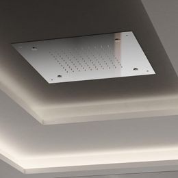 Mariner Edelstahl-Regenpaneel f&uuml;r Deckeneinbau mit 2 Funktionen, WLS3709-CR,