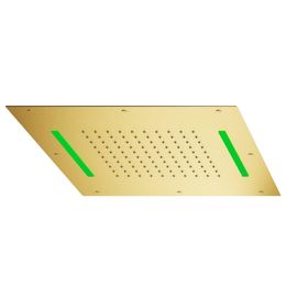 Mariner Edelstahl-Regenpaneel mit Beleuchtung, f&uuml;r Deckeneinbau, WLS3710-OB,