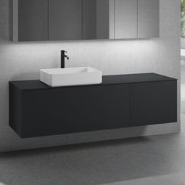 neoro n50 M&ouml;belanlage B: 180 cm mit 2 Ausz&uuml;gen, Waschtisch B: 58 cm wei&szlig; matt,, BN0065WM+BN0434BM+BN0431BM+BN0409BM,
