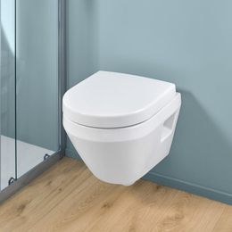 Villeroy & Boch Villeroy & Boch Architectura Toilette wandh&auml;ngend mit TwistFlush, Ausf&uuml;hrung kurz, 4687CL01,
