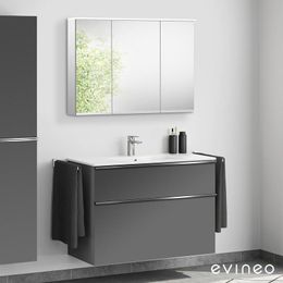 Duravit ME by Starck Schrank mit Waschtisch, mit Spiegelschrank, 23361032001+BE0267AN+BEA003MI,