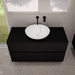 evineo ineo5 evo Unterschrank B: 120 cm mit 2 Ausz&uuml;gen, ineo6 Waschtisch B: 52 cm wei&szlig; matt,, BE0959BM+BE0965BM+BE0932WM,