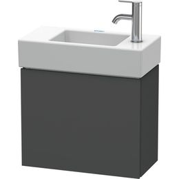 Duravit L-Cube Waschtisch-Unterschrank LC6246R4949 48x24x40cm, wandh&auml;ngend, T&uuml;r rechts, graphit matt