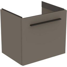 Ideal Standard i.life S M&ouml;bel-Waschtischunterschrank T5290NG 1 Auszug, 50 x 37,5 x 44 cm, greige matt