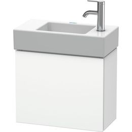 Duravit L-Cube Waschtisch-Unterschrank LC6246R1818 48x24x40cm, wandh&auml;ngend, T&uuml;r rechts, wei&szlig; matt