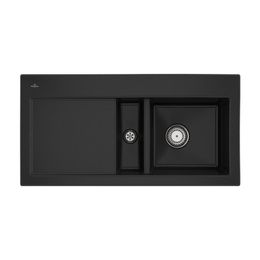 Villeroy & Boch Villeroy und Boch Subway 60 Einbausp&uuml;le 671200J0 Sp&uuml;lbecken rechts, 1000x510mm, chromite CeramicPlus
