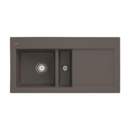 Villeroy & Boch Villeroy und Boch Subway 60 Einbausp&uuml;le 677000TR Sp&uuml;lbecken links, 1000 x 510 mm, timber CeramicPlus