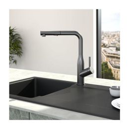 Villeroy & Boch Villeroy und Boch Subway Style Shower Küchenarmatur 92850005 ausziehbar, Anthracite