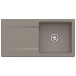 Villeroy & Boch Villeroy & Boch Siluet Einbausp&uuml;le 333601TR mit Ablaufgarnitur und Handbet&auml;tigung, Timber