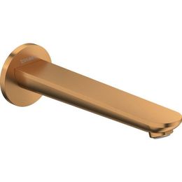 Duravit Wave Wanneneinlauf WA5240010004 Ausladung 202mm, Bronze geb&uuml;rstet