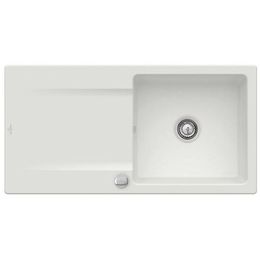 Villeroy & Boch Villeroy & Boch Siluet Einbausp&uuml;le 333602SM mit Ablaufgarnitur und Exzenterbet&auml;tigung, Steam
