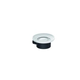 Kludi VELA R Seifenschale 5898539 transparentes Glas mattschwarz