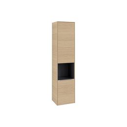 Villeroy & Boch Villeroy und Boch Subway 3.0 Hochschrank C58900VJ 40x171x36,2cm, Schanier rechts/Griff Aluminium gl&auml;nzend, nordic oak