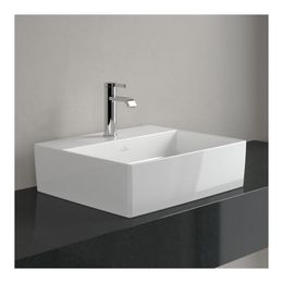 Villeroy & Boch Villeroy & Boch Memento 2.0 Aufsatzwaschtisch 4A0751R1 50x42 cm, 1 Hahnloch, ohne &Uuml;berlauf, Wei&szlig; CeramicPlus