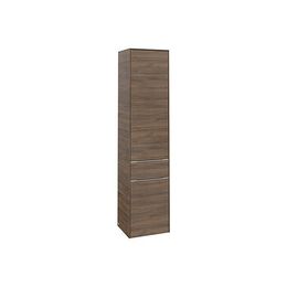 Villeroy & Boch Villeroy und Boch Subway 3.0 Hochschrank C59000VH 40x171x36,2cm, Schanier links/Griff Aluminium gl&auml;nzend, arizona oak
