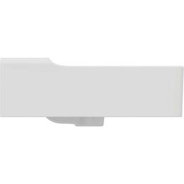 Ideal Standard Conca Waschtisch T378301 mit 3 Hahnl&ouml;chern und &Uuml;berlauf, 500 x 450 x 165 mm, wei&szlig;