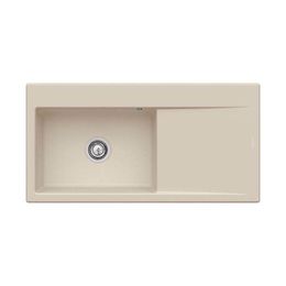 Villeroy & Boch Villeroy und Boch Subway Style 60 Spüle 336200AM Spülbecken links, 510 mm, almond CeramicPlus