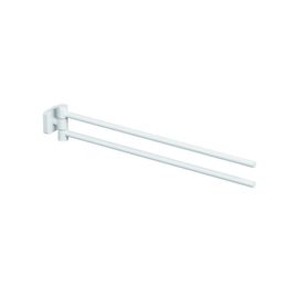 Kludi VELA S Doppel-Handtuchstange 2597753 L&auml;nge 440MM mattwei&szlig;