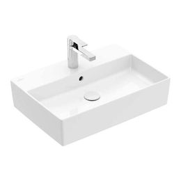 Villeroy & Boch Villeroy & Boch Memento 2.0 Waschtisch 4A076001 60x42cm, mit Hahnloch und Überlauf, Weiß