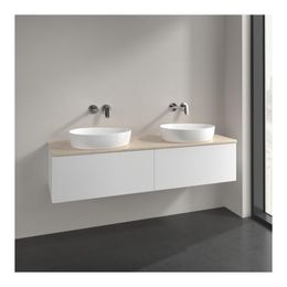 Villeroy & Boch Villeroy und Boch Antao Waschtisch-Unterschrank K39013MT 160x36x50cm, Waschbeckenplattenfarbe botticino, white matt lacquer