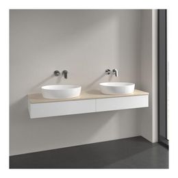 Villeroy & Boch Villeroy und Boch Antao Waschtisch-Unterschrank K17113MT 160x19x50cm, Waschbeckenplattenfarbe botticino, white matt lacquer