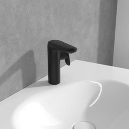 Villeroy & Boch Villeroy und Boch Antao Waschtischarmatur TVW111004000K5 mit Push-Open-Ablaufgarnitur, matt black