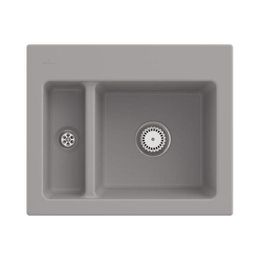 Villeroy & Boch Villeroy und Boch Subway 60 XM Einbausp&uuml;le 678000KD Sp&uuml;lbecken, 620 x 510 mm, fossil CeramicPlus