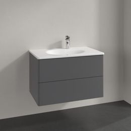 Villeroy & Boch Villeroy und Boch Antao Waschtisch-Unterschrank K04000GK 78,8x50,4x49,6cm, ohne Frontstruktur, anthracite matt lacquer