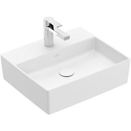 Villeroy & Boch Villeroy & Boch Memento 2.0 Waschtisch 4A0751RW 50x42cm, 1 Hahnloch, ohne &Uuml;berlauf, Stone White C+