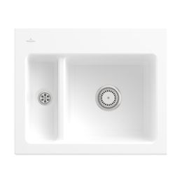 Villeroy & Boch Villeroy und Boch Subway 60 XM Einbausp&uuml;le 678000RW Sp&uuml;lbecken, 620 x 510 mm, stone white CeramicPlus