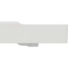 Ideal Standard Conca Waschtisch T369101 mit Hahnloch und &Uuml;berlauf, 600 x 450 x 165 mm, wei&szlig;