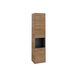 Villeroy & Boch Villeroy und Boch Subway 3.0 Hochschrank C58800RH 40x171x36,2cm, Schanier links/Griff Aluminium gl&auml;nzend, kansas oak