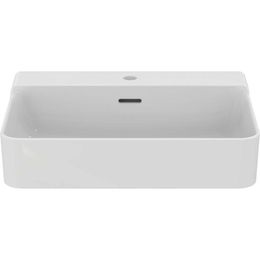 Ideal Standard Conca Waschtisch T3691MA mit Hahnloch und &Uuml;berlauf, 600 x 450 x 165 mm, wei&szlig; Ideal Plus