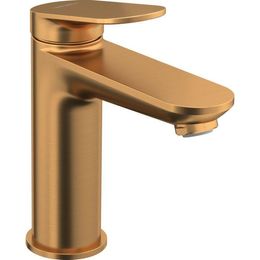 Duravit M Wave Waschtischarmatur WA1020002004 Ausladung 122mm, ohne Zugstangen-Ablaufgarnitur, Bronze geb&uuml;rstet